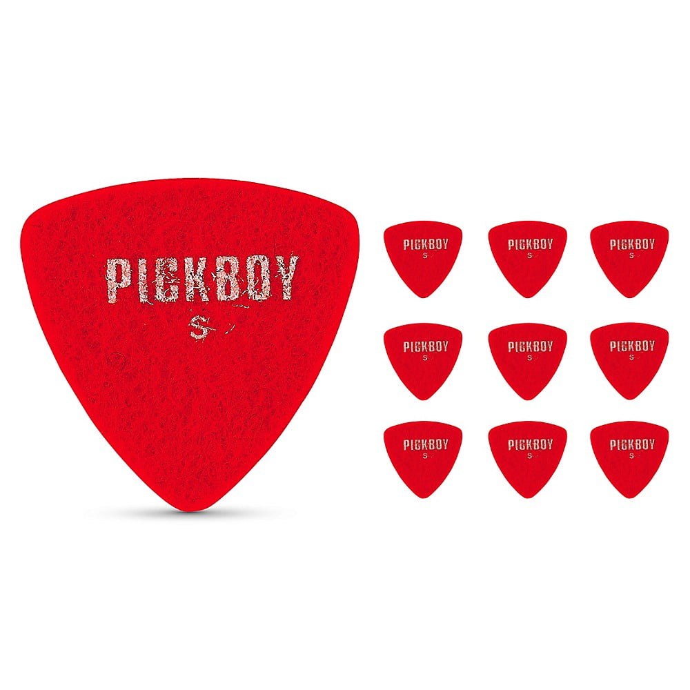 Pick Boy Felt Triangle Shape Guitar Picks Soft 10 Pack - Walmart.com