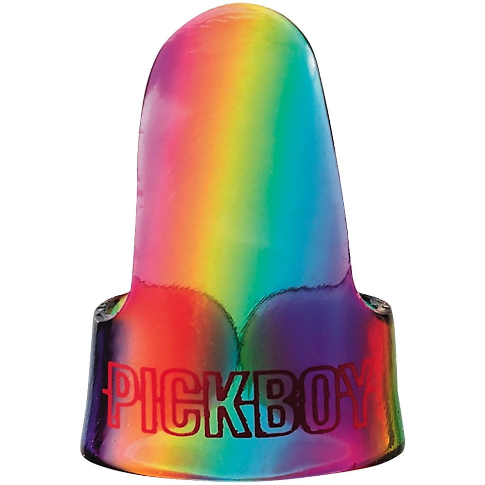 Pick Boy Rainbow Cellulose Medium Finger Picks 1.20 mm 25 Pack ...