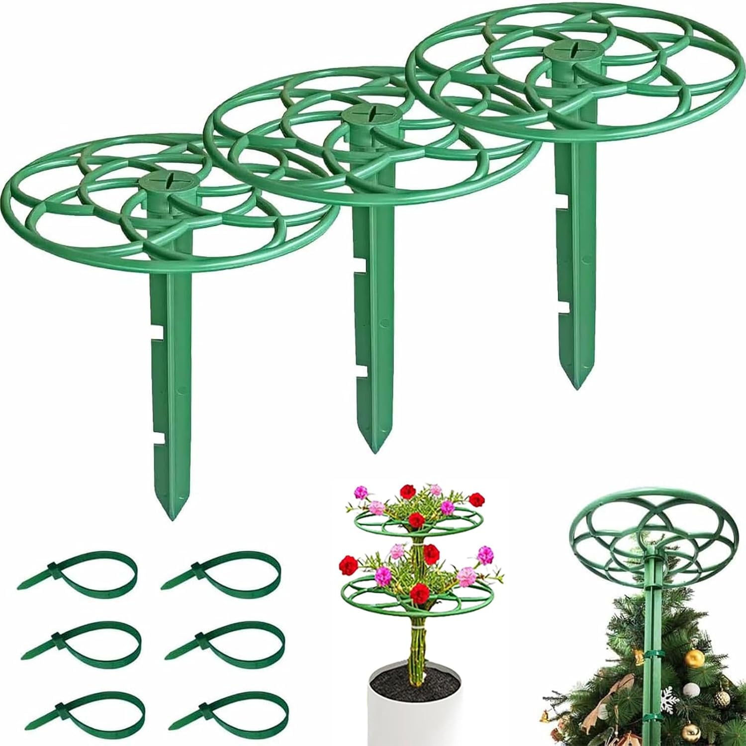 Pick Fix Christmas Tree Topper Holder, Plastic Universal Tree Topper ...