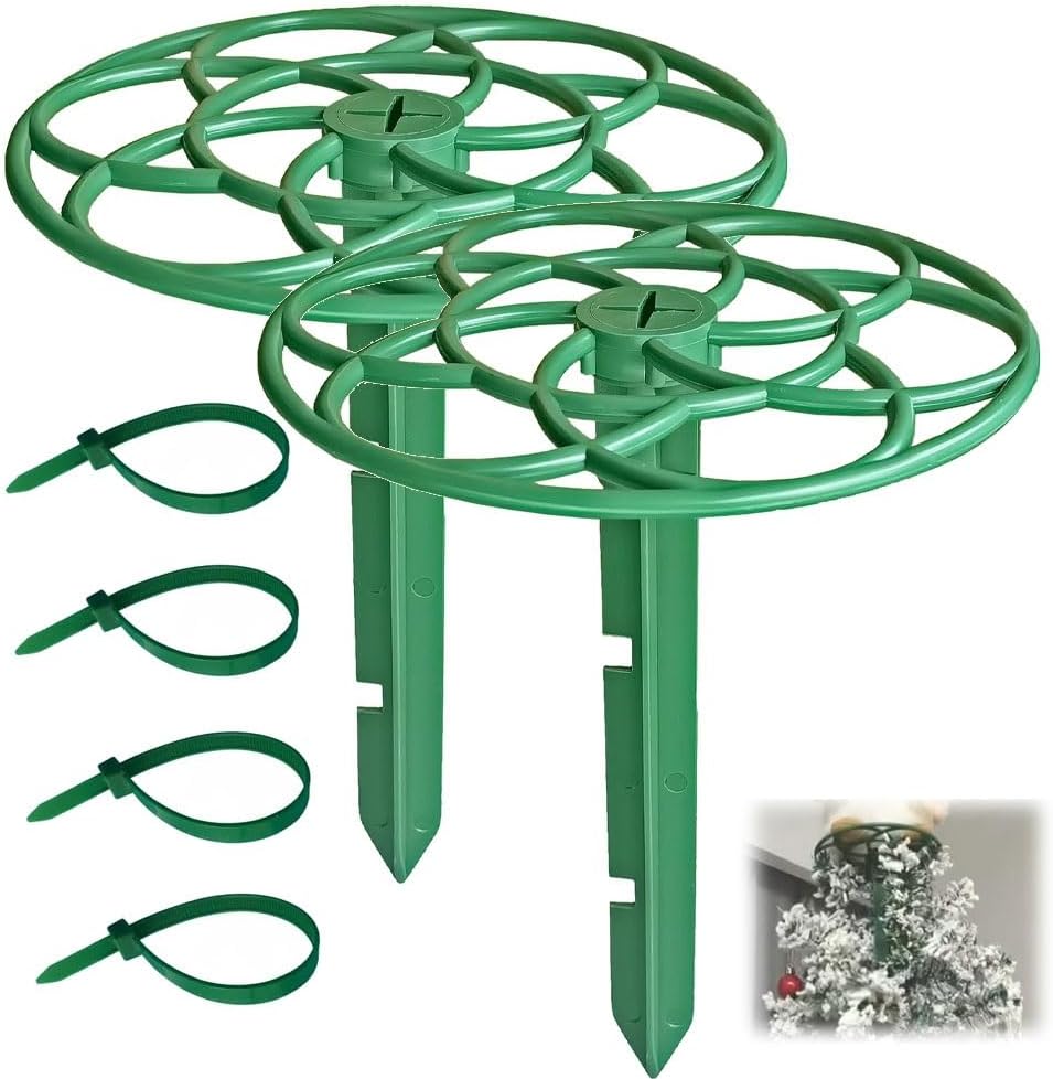Pick Fix Christmas Twist On Tree Topper Holder,Green Iron Pikfix for ...