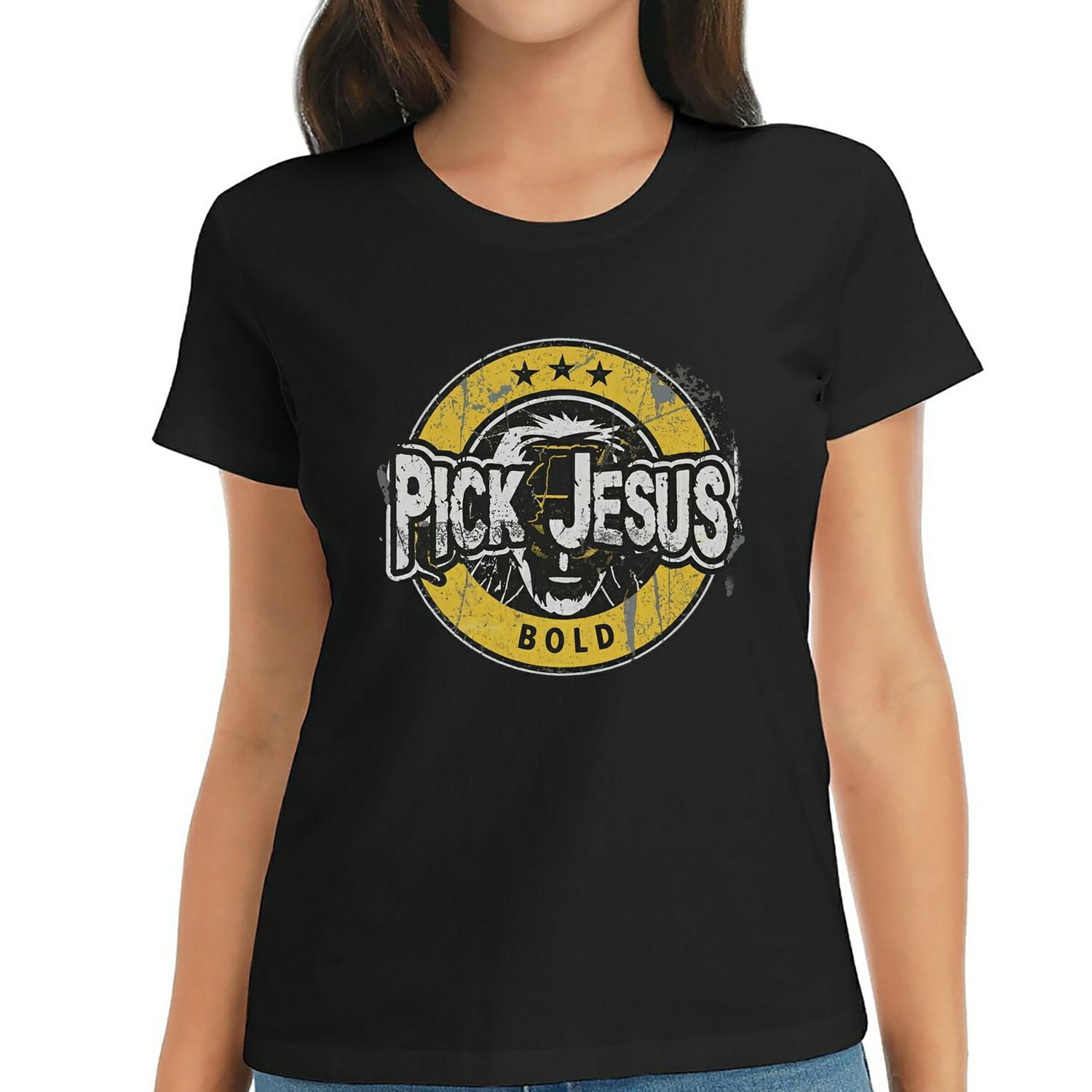 Pick Jesus Birthday Gifts Shirts Black - Walmart.com
