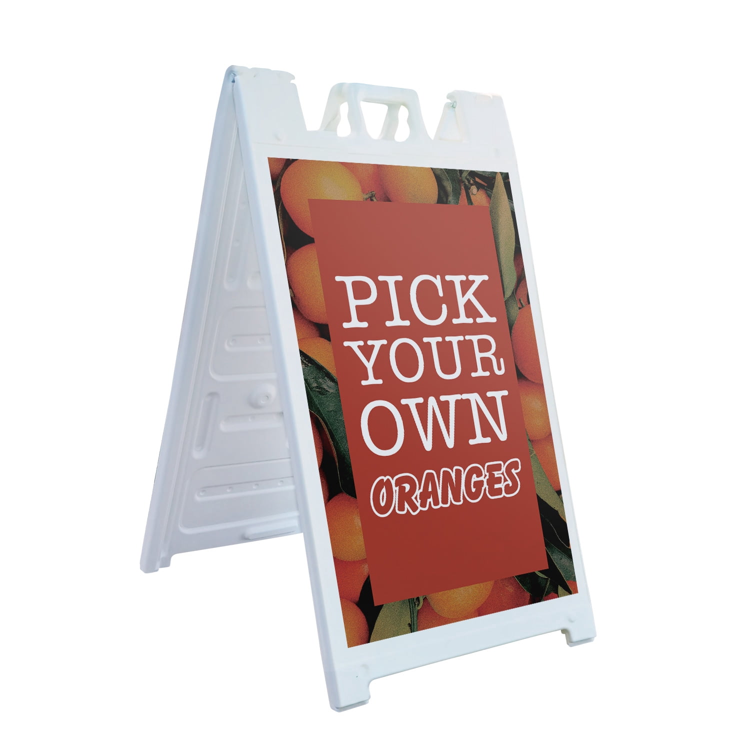 Pick Your Own Oranges 24" x 36" Double Sided A-Frame Sidewalk Sign ...