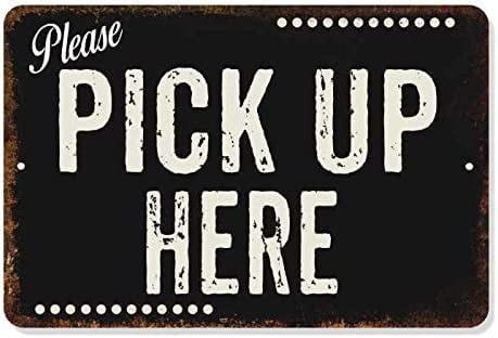 Pick Up Here Sign Restaurant Rustic Wall Décor Gift Cafe Coffee Shop ...