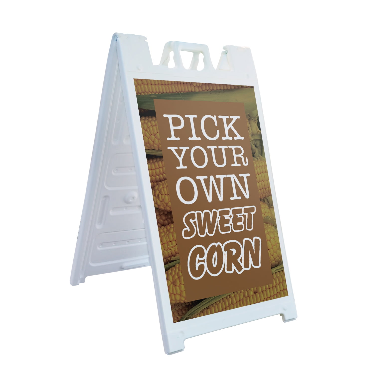 Pick Your Own Sweet Corn 24" x 36" Double Sided A-Frame Sidewalk Sign ...