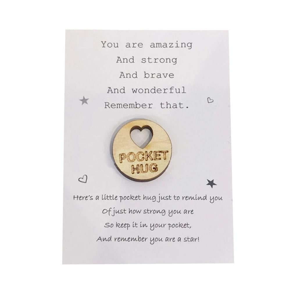 Pick Up My Gift with A Pocket Hug Brave Pocket Hug Gift Encourage New ...