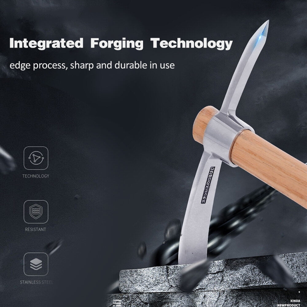Pickaxe Hoe,Steel Pick Axe Duty Stainless Steel Stainless Steel Pick ...