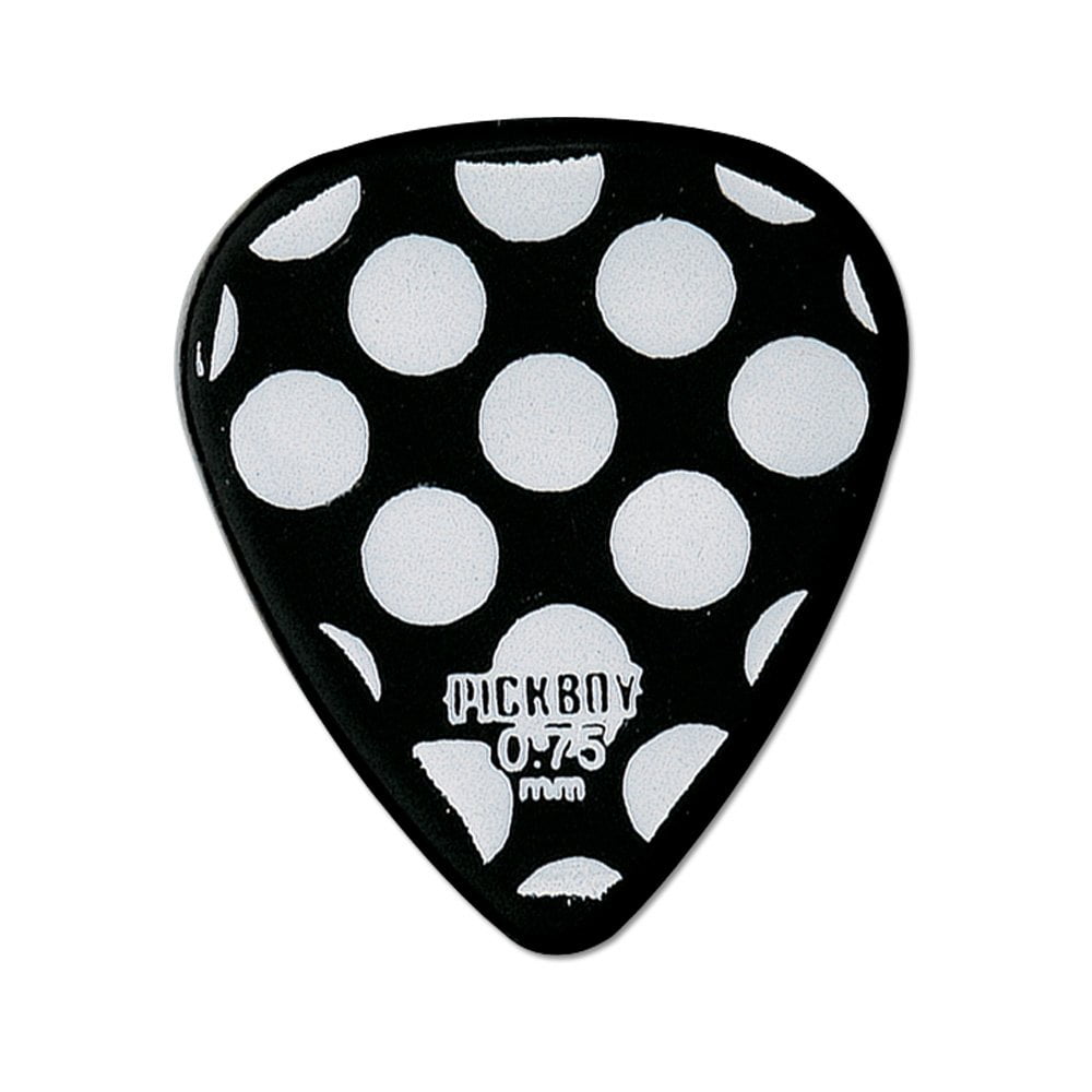 Pickboy Heavy Metal, Polk-a-Dots, Celltex, 0.75mm, 10 picks - Walmart.com