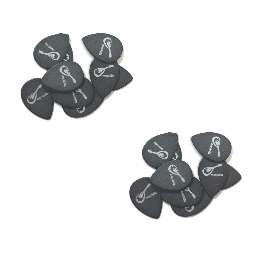 Pickboy Mandolin Picks 20 Pick Celluloid Black .50mm - Walmart.com