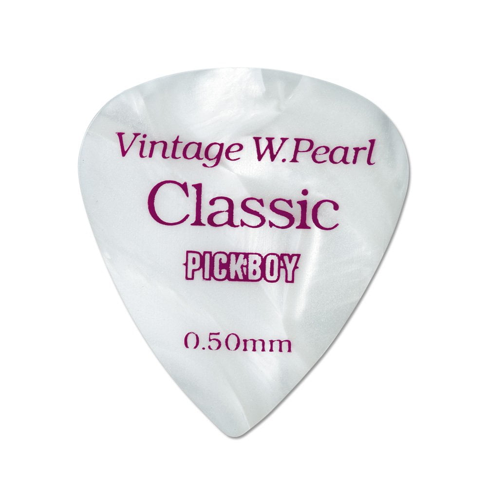 Pickboy Vintage Pick, Pearl, Cellulose, 0.50mm, 10 picks - Walmart.com