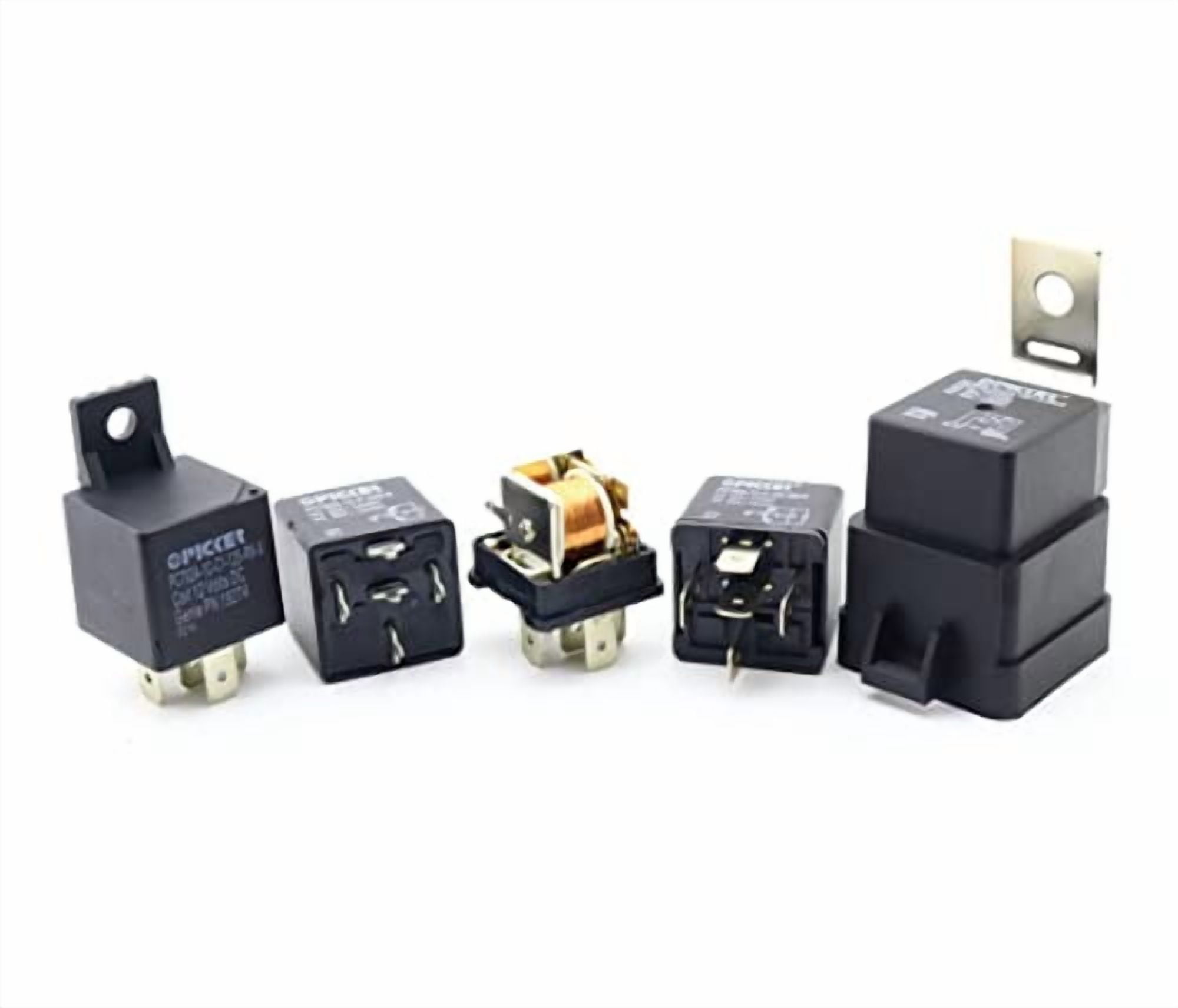 Picker Pc792A-1C-C-12S-N-X 40A Mini Iso Relay 12V Spdt-2Pack - Walmart.com