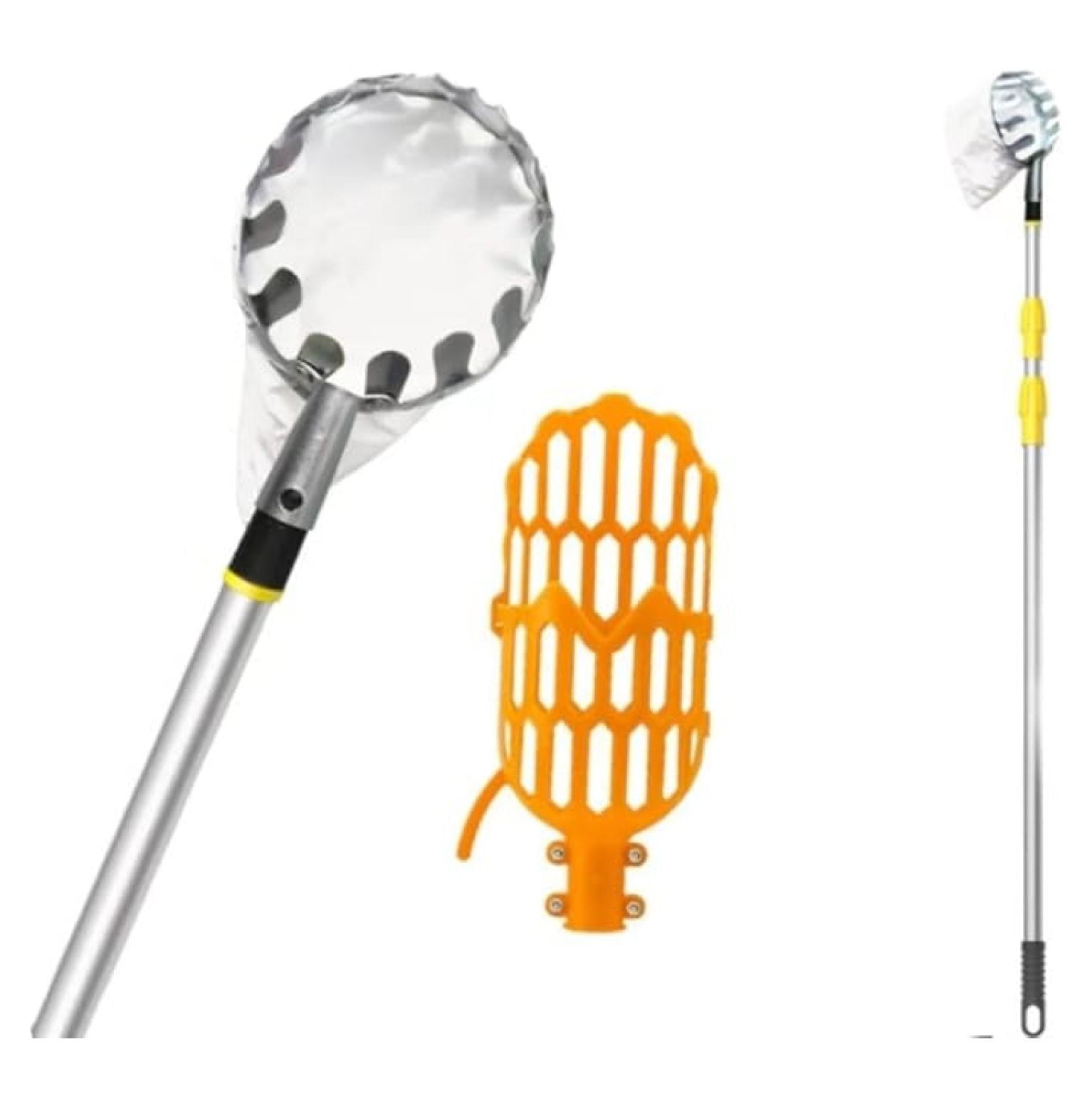 Picker,Telescoping Fruit Picker Tool,10Ft Adjustable Picker Pole with 2 ...