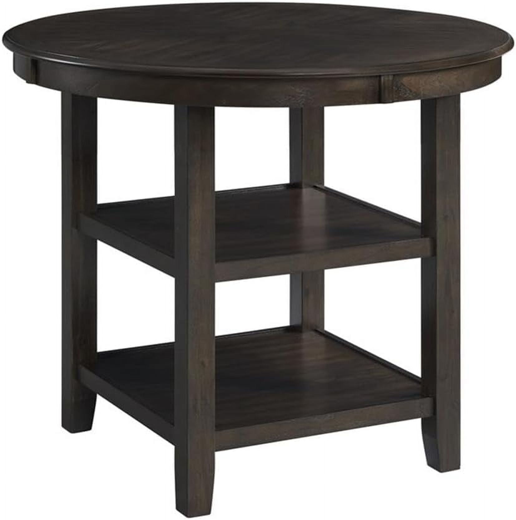 Picket House Furnishings 47" Round Transitional Wood Dining Table with ...