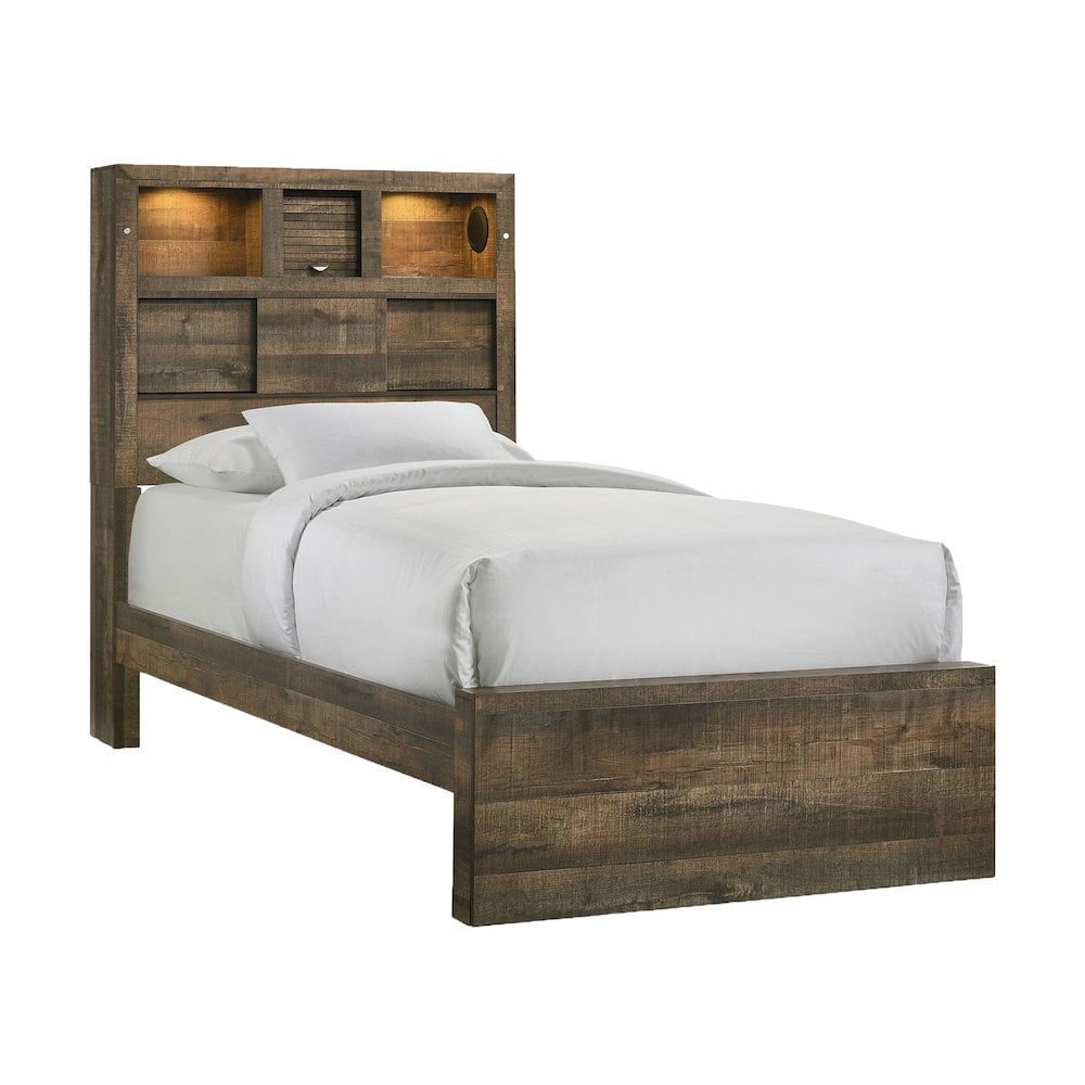 Picket House Furnishings Beckett Twin Bookcase Panel 3PC Bedroom Set ...