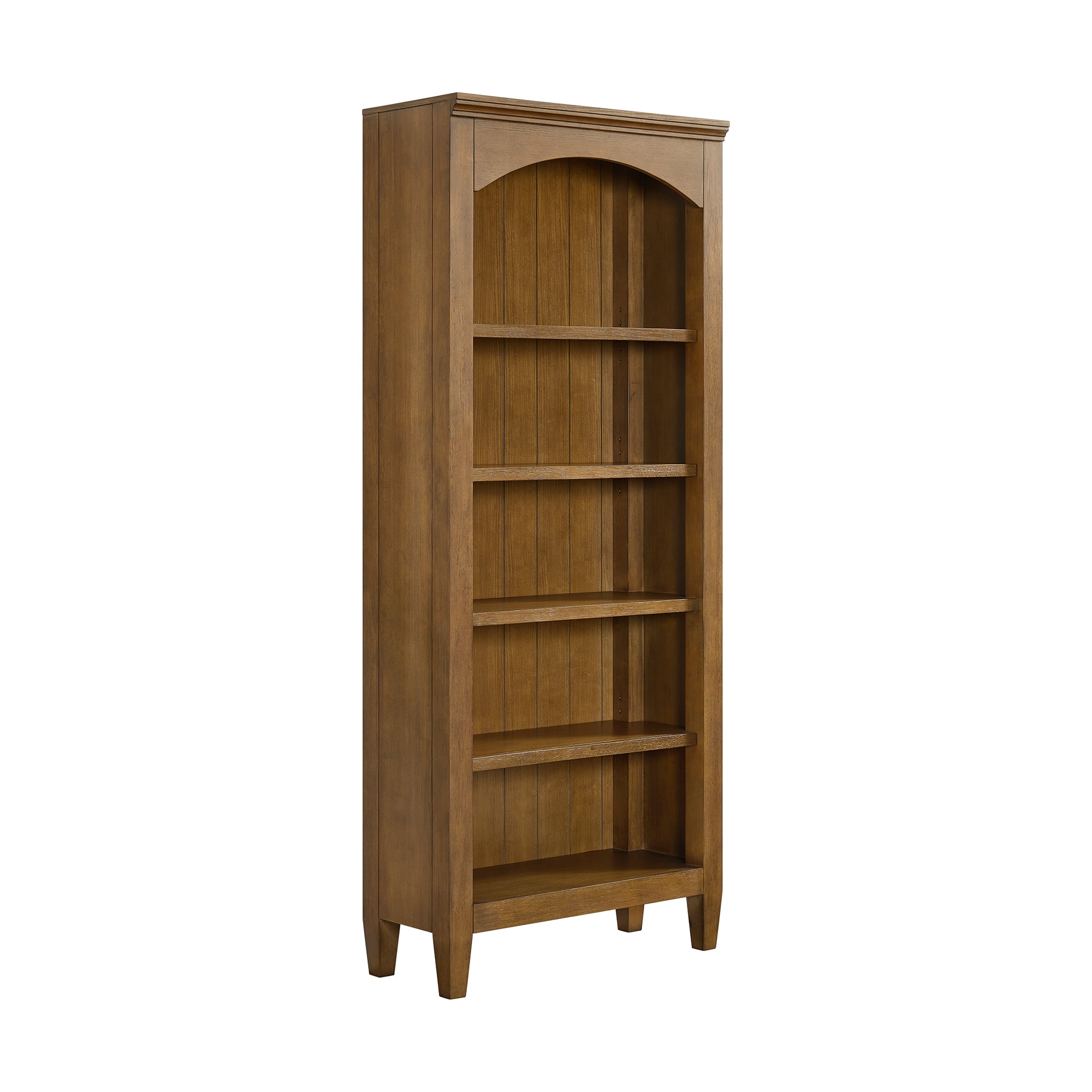 Picket House Furnishings Beth Open Bookcase in Brown Oak - Walmart.com