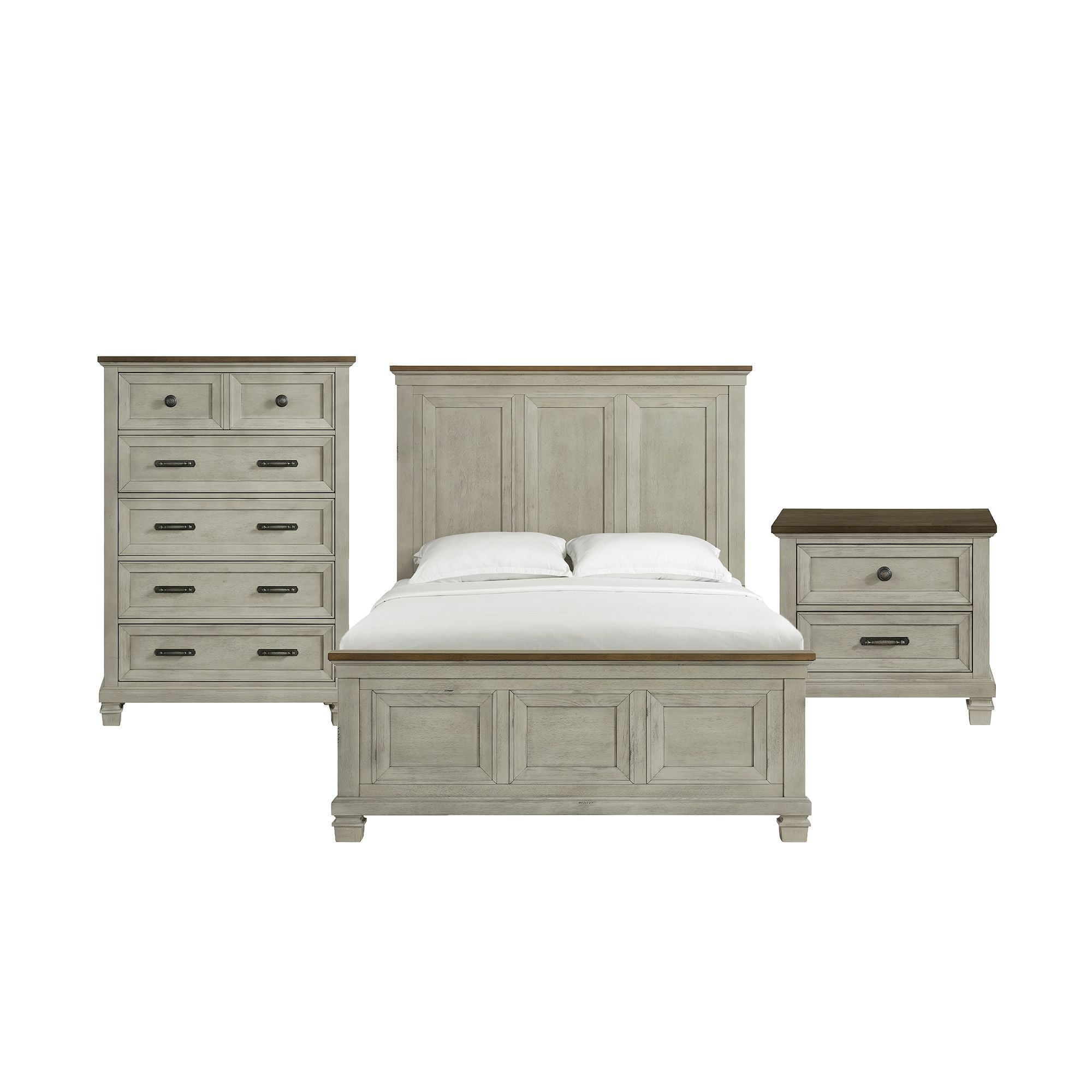 Picket House Furnishings Bloomfield Panel 3PC Bedroom Set - Medium ...