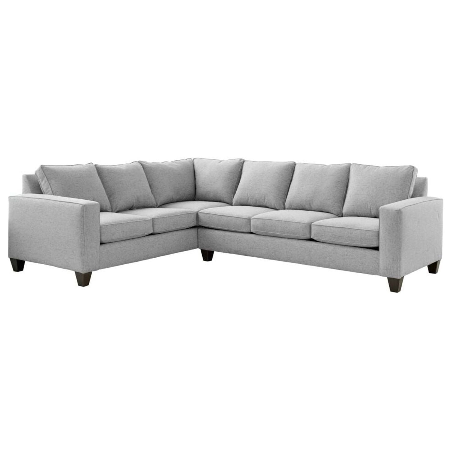 Picket House Furnishings Boha 117"W Wood & Fabric Sectional in Gray ...