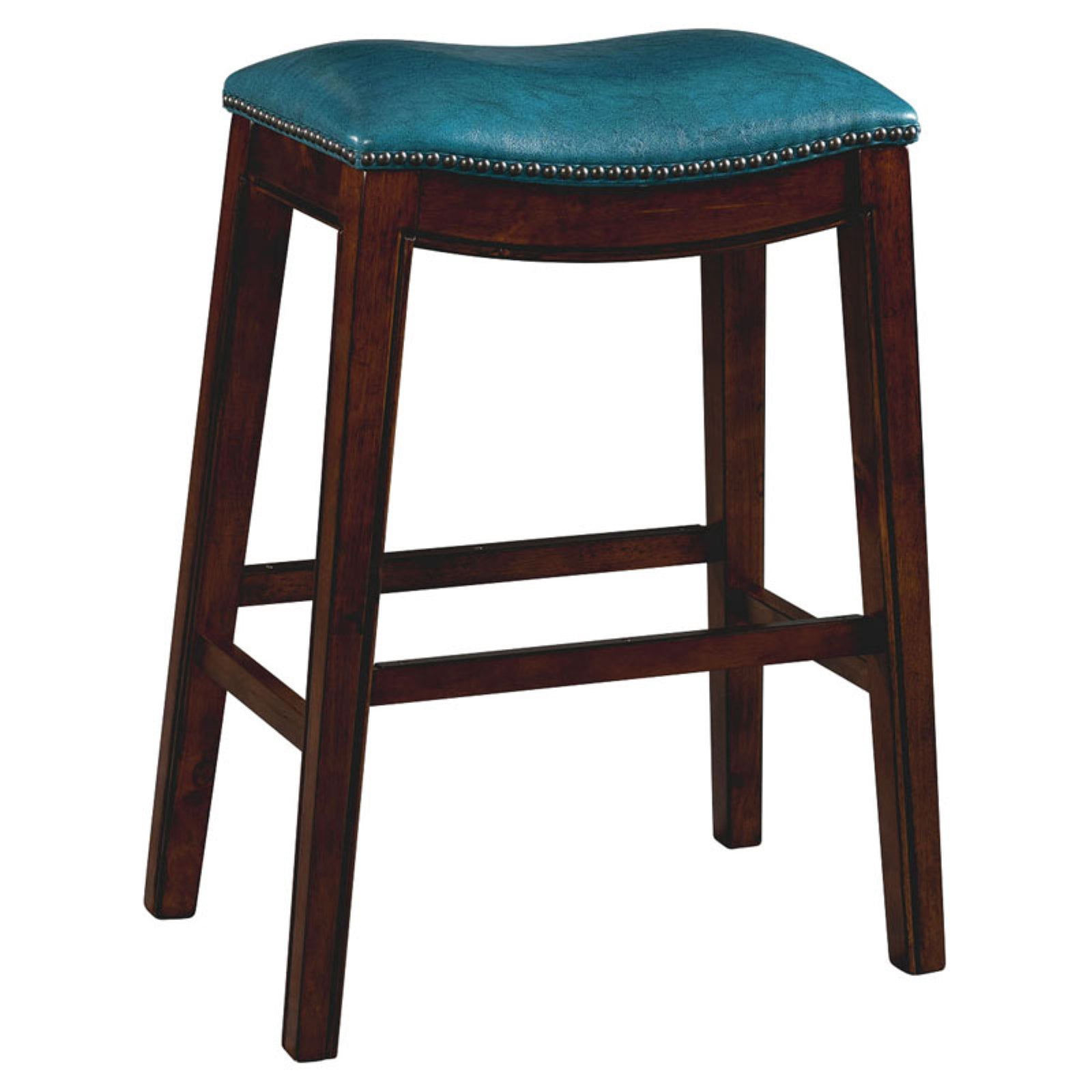 Picket House Furnishings Bowen 30" Backless Bar Stool in Blue - Walmart.com