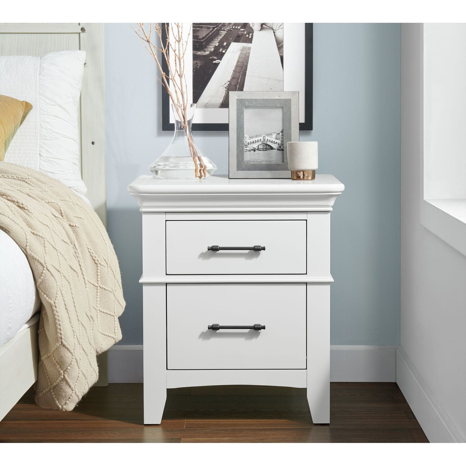 Picket House Furnishings Breenon Side Table in White-Color:White ...