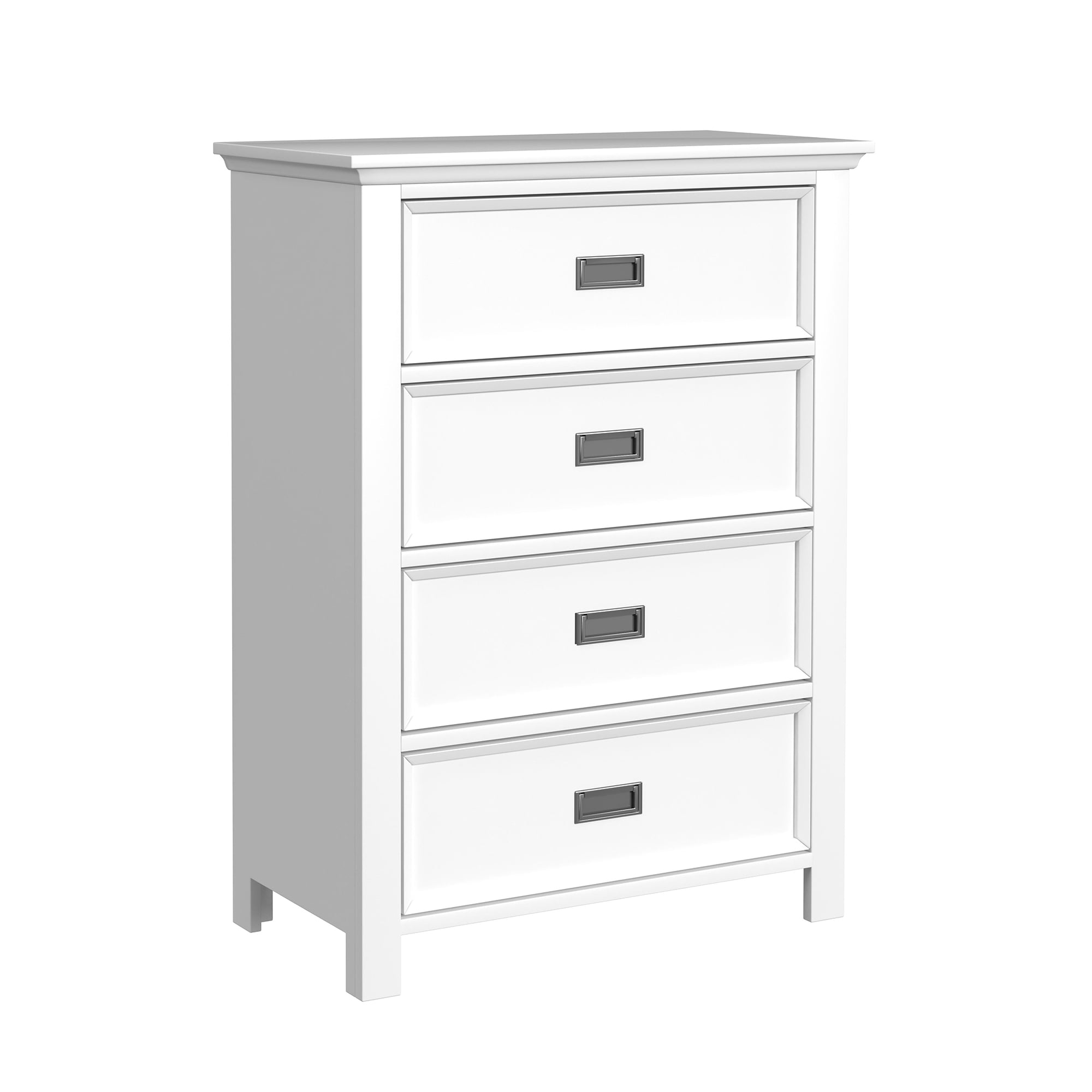 Brooklyn Kids 4-Drawer Chest in White - Walmart.com