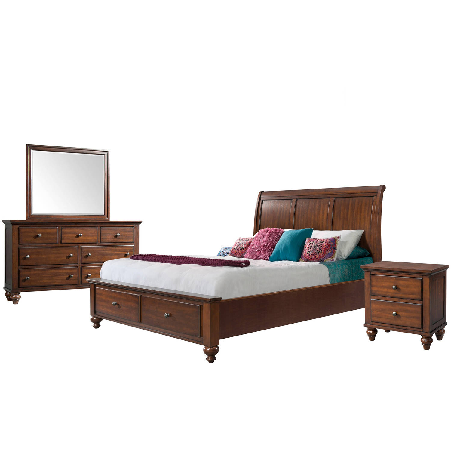 Picket House Furnishings Channing Queen Storage 4PC Bedroom Set ...