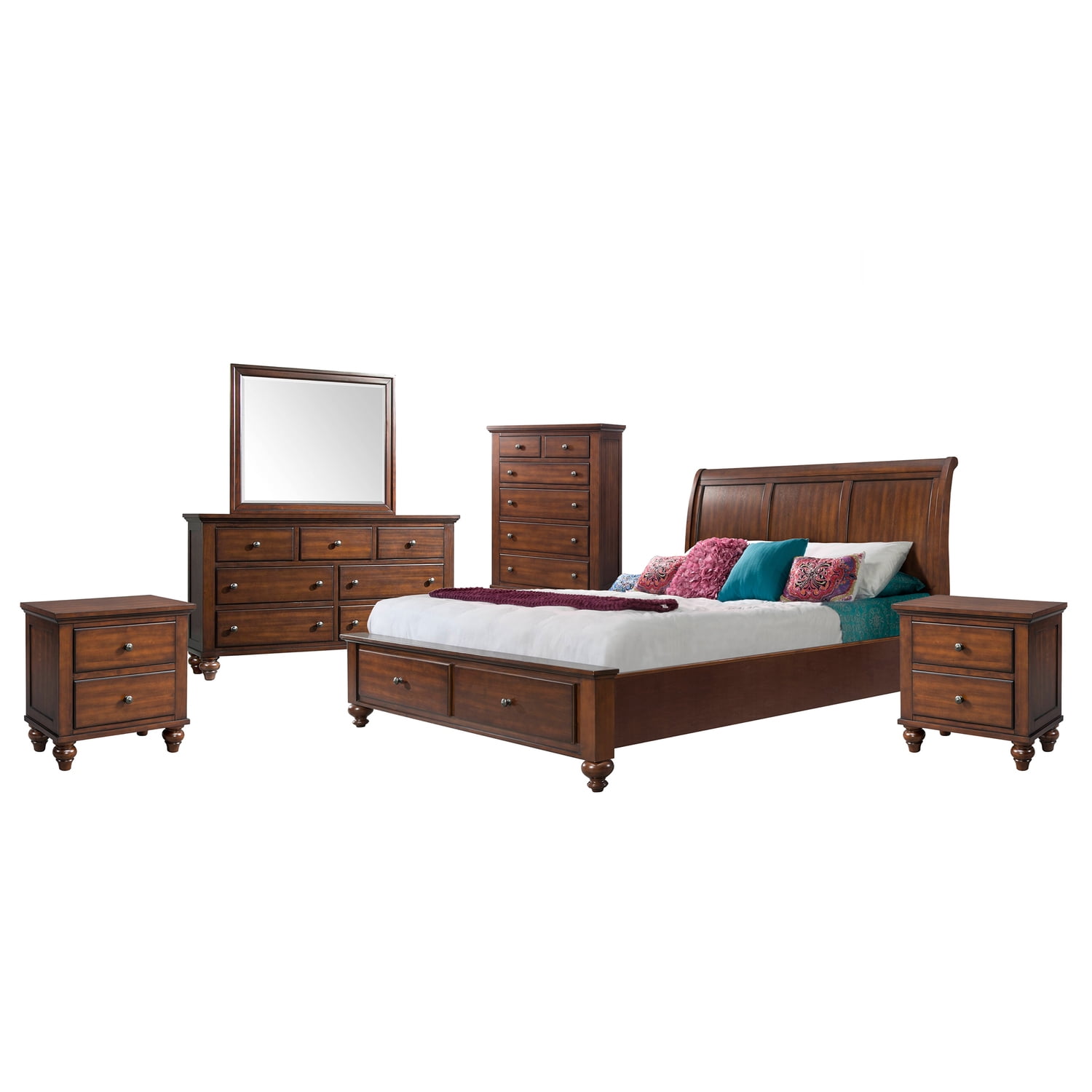 Picket House Furnishings Channing Queen Storage 6PC Bedroom Set ...