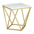 Picket House Furnishings Conner End Table with Gold Metal - Walmart.com