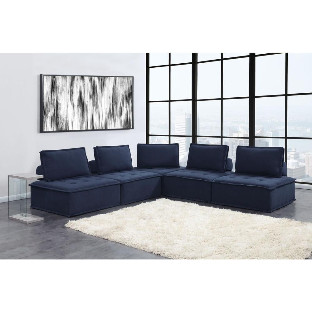 Picket House Furnishings Cube Modular Seating 5PC Sectional - Walmart.com