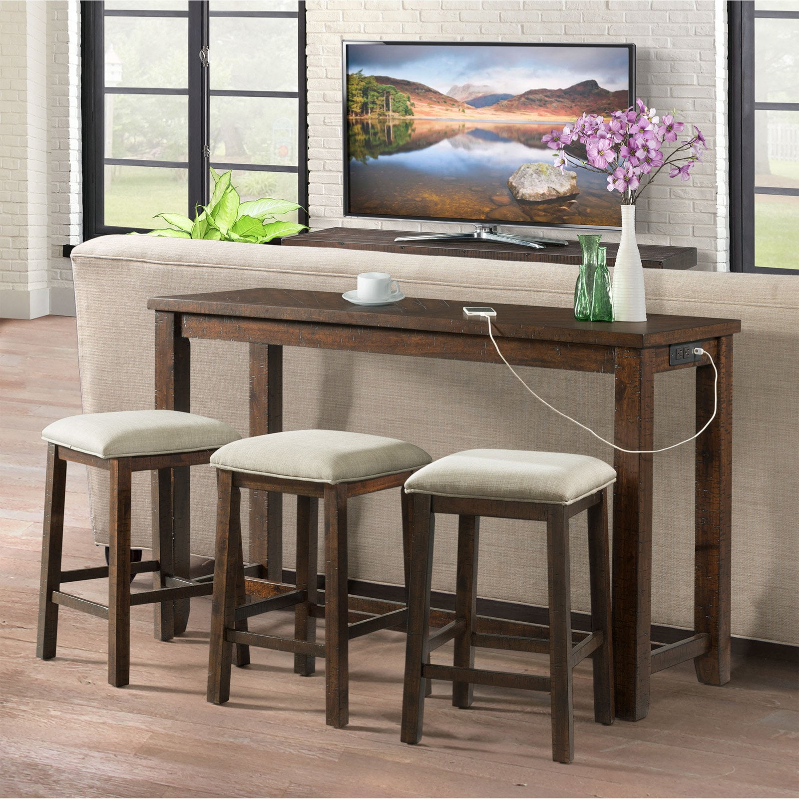 Picket House Furnishings Dex Multipurpose Bar Table Set - Walmart.com