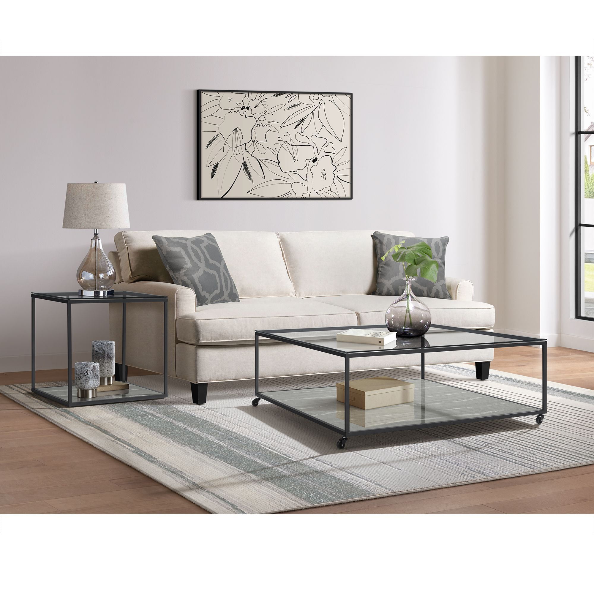 Picket House Furnishings Finney Coffee Table in Grey - Walmart.com