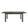 Free Shipping! Picket House Furnishings Grayson Dining Table Grey Oak with 18" Leaf Rustic ...