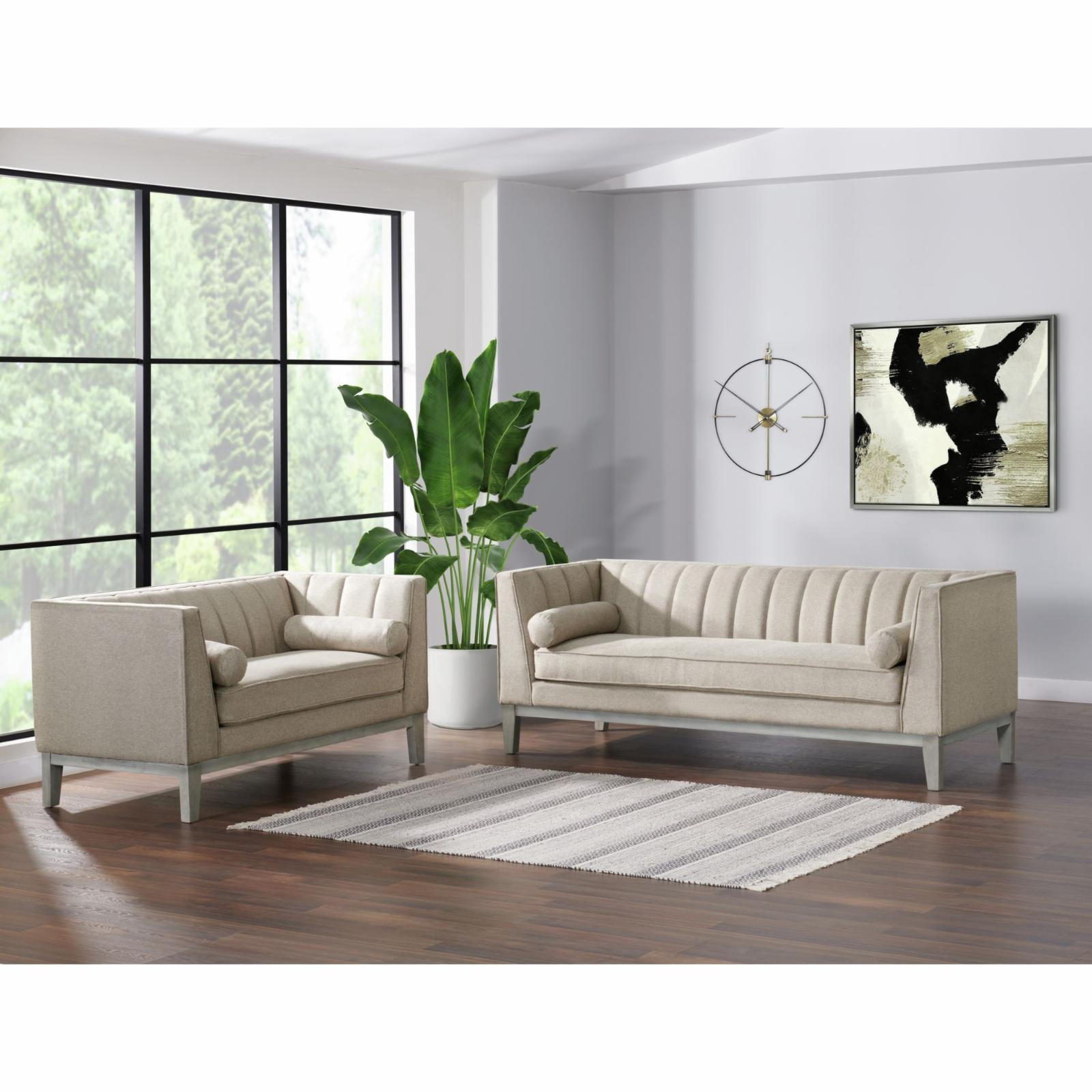 Picket House Furnishings Hayworth 2PC Sofa Set in Fawn - Walmart.com