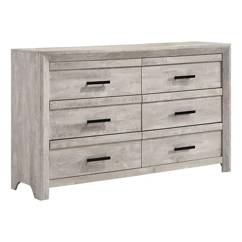 Picket House Furnishings Keely 6-Drawer Dresser in White - Walmart.com