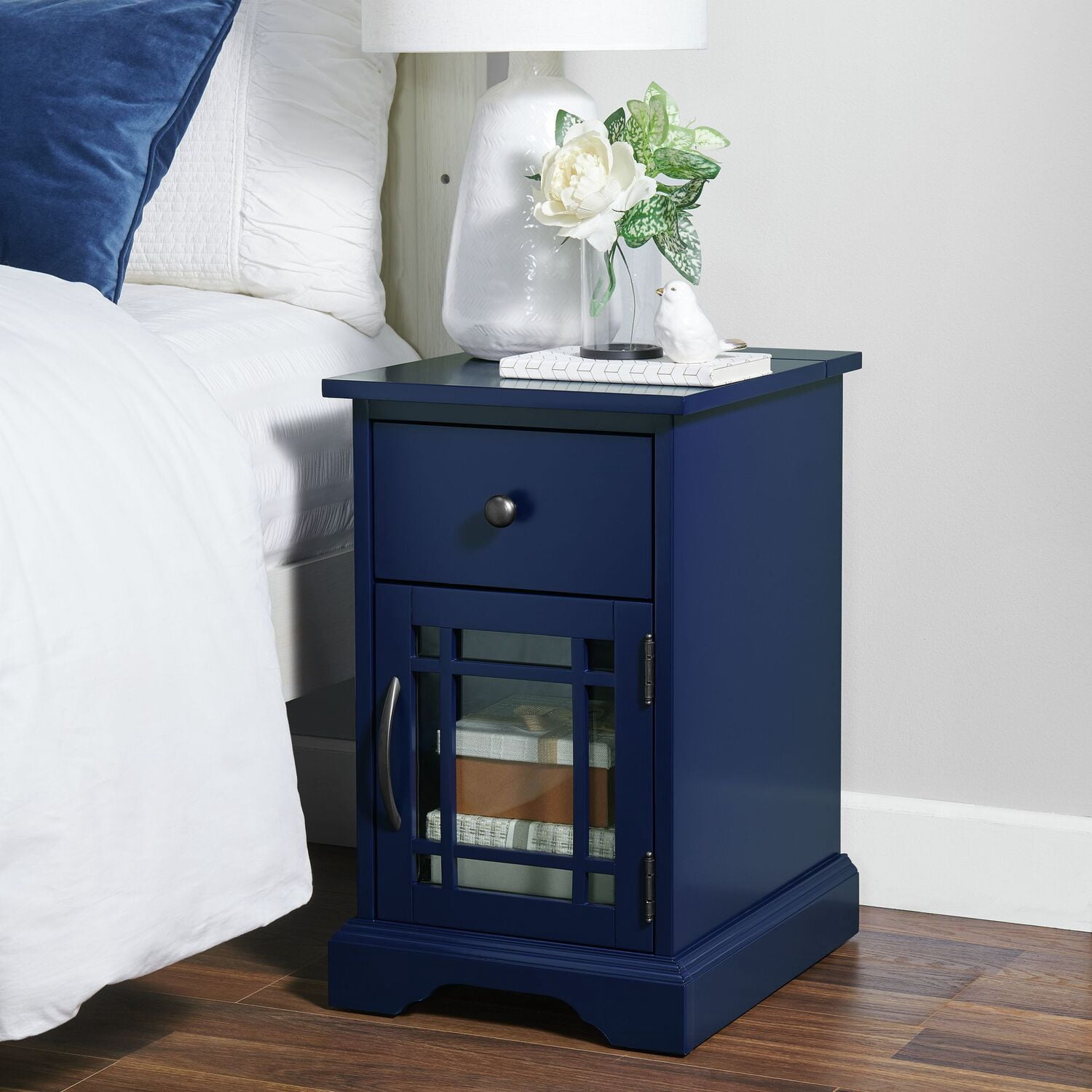 Picket House Furnishings Kian Side Table in Blue-Color:Blue,Material ...
