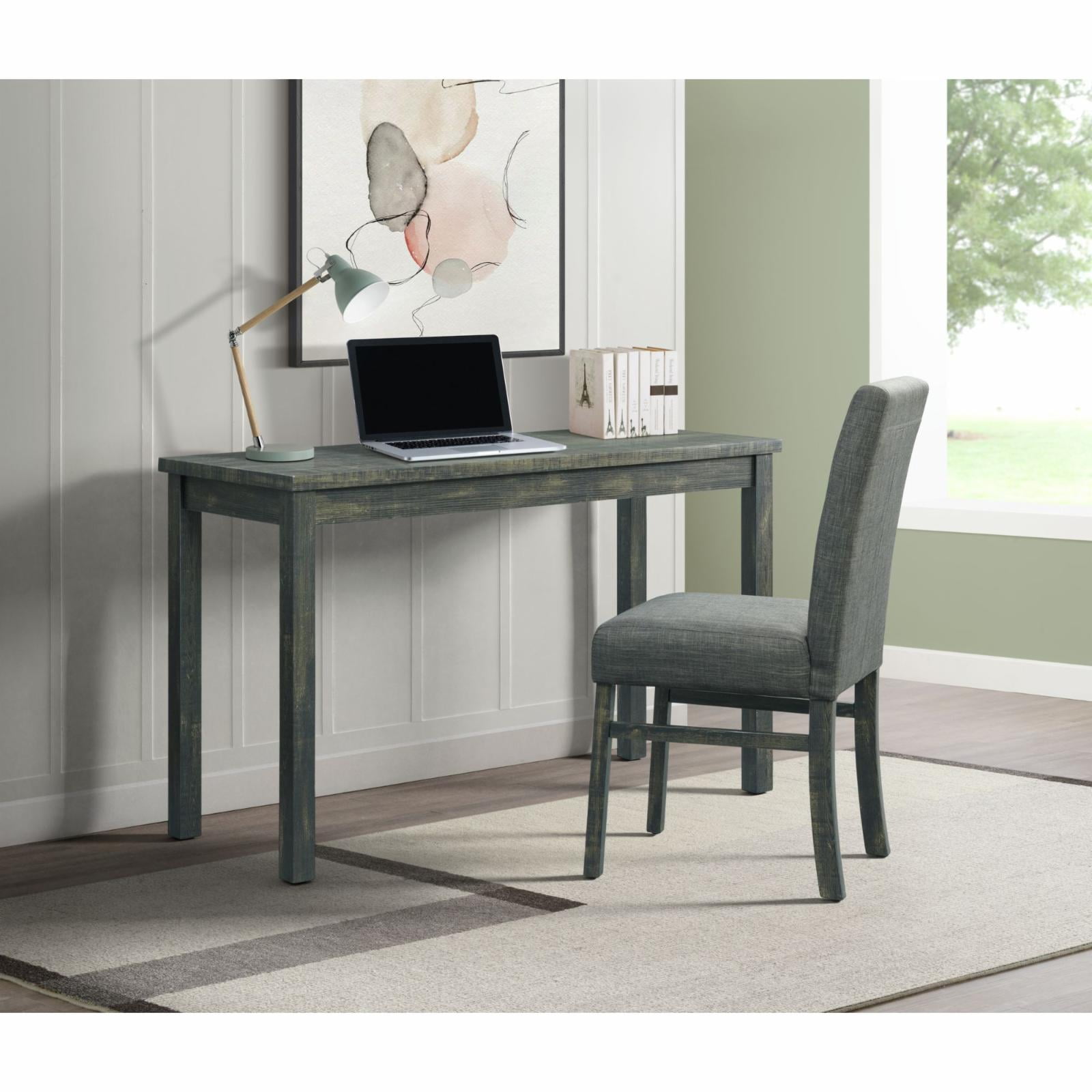 Picket House Furnishings Mella Desk and Chair Set in Grey - Walmart.com