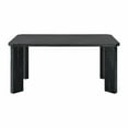 Picket House Furnishings Odette Rectangle Dining Table Complete in Grey - Walmart.com