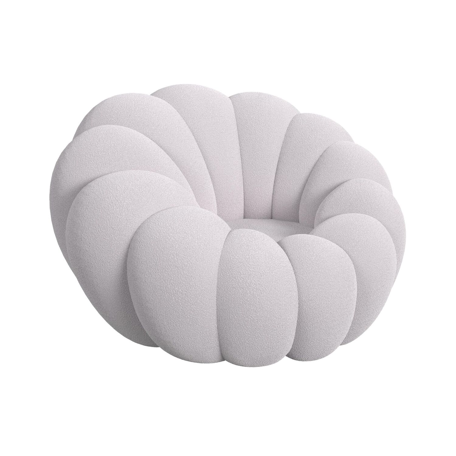 Picket House Furnishings Pumpkin Swivel Chair and Ottoman in Grey ...