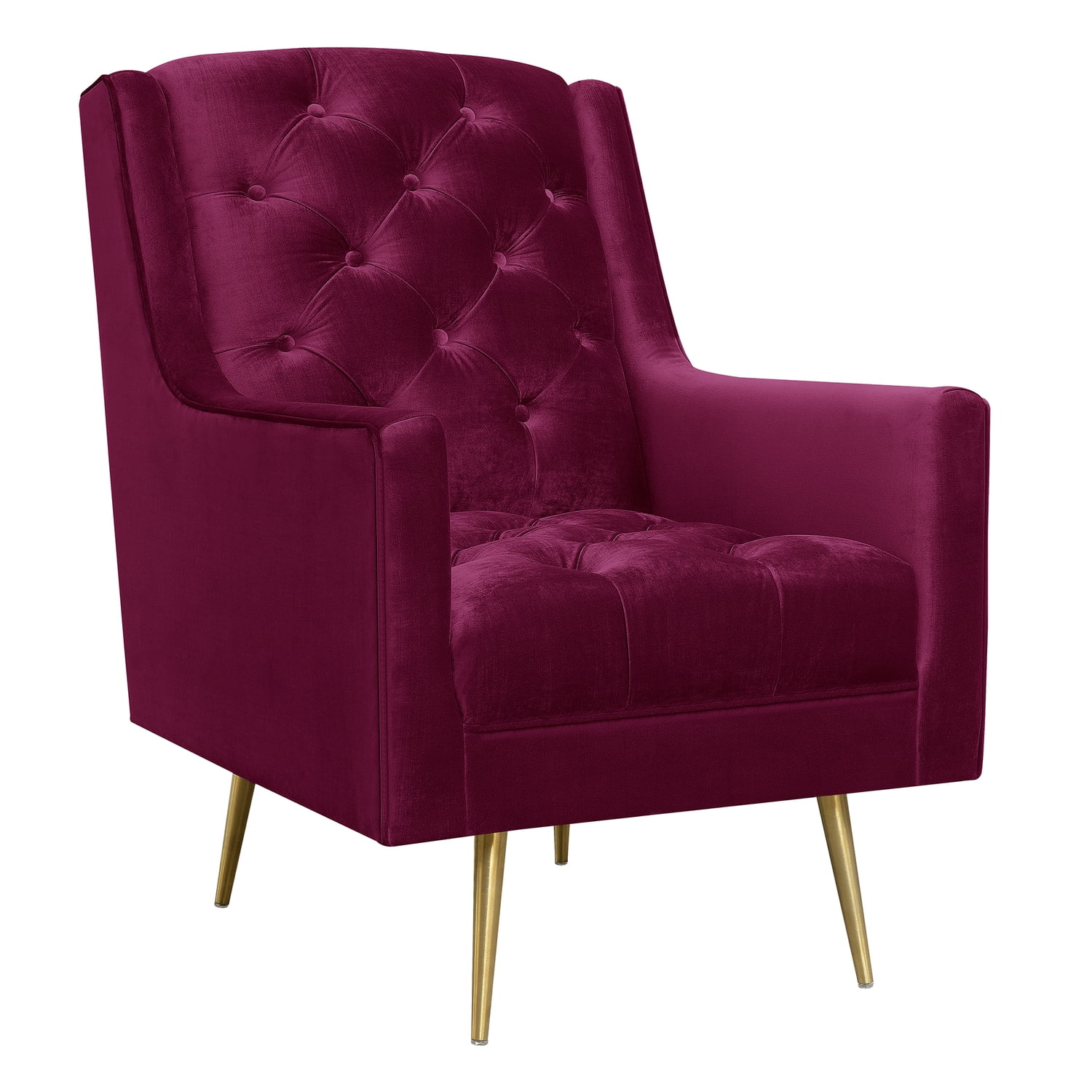 Picket House Furnishings Reese Button Tufted Accent Chair with Gold ...