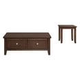 Picket House Furnishings Rouge 2PC Occasional Table Set in Cherry - Walmart.com