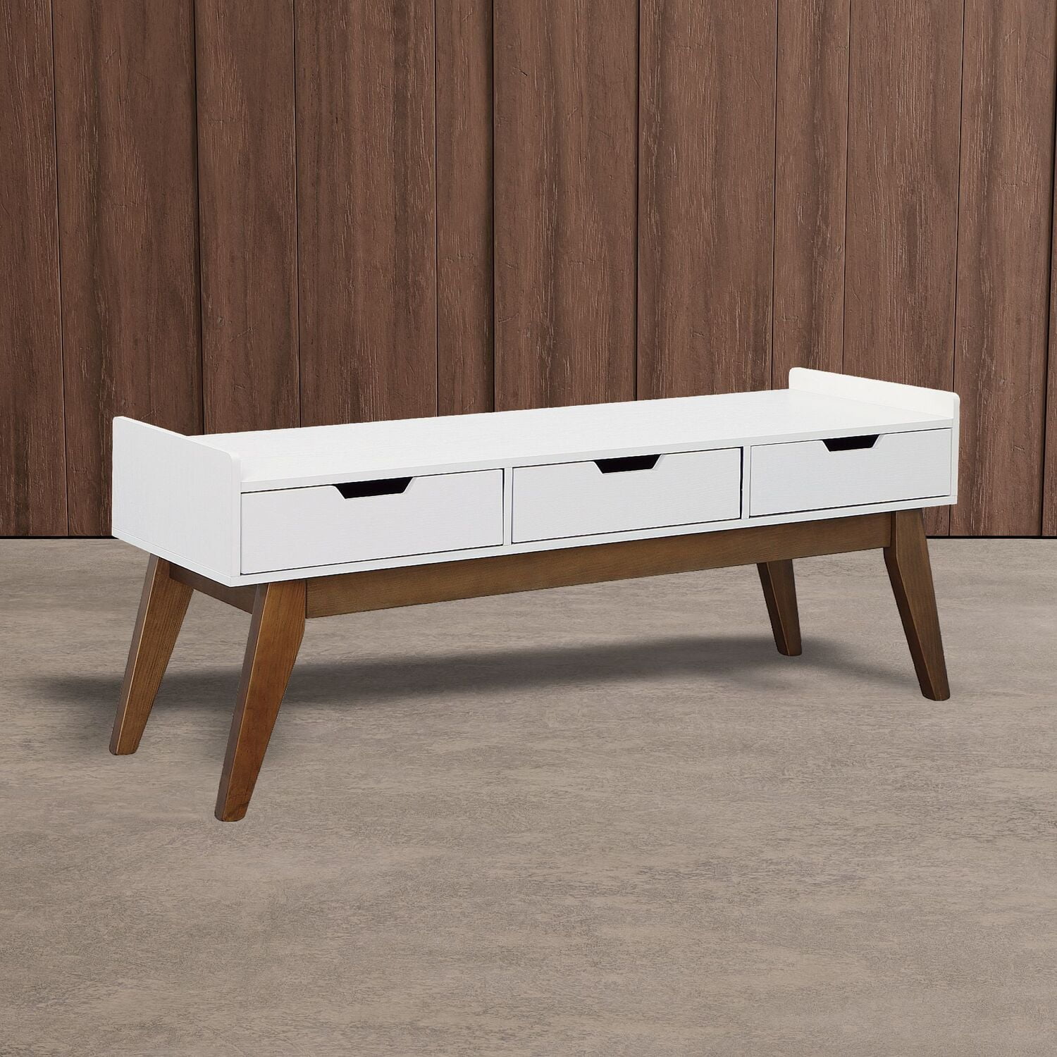 Picket House Furnishings Saddie Bench in White - Walmart.com