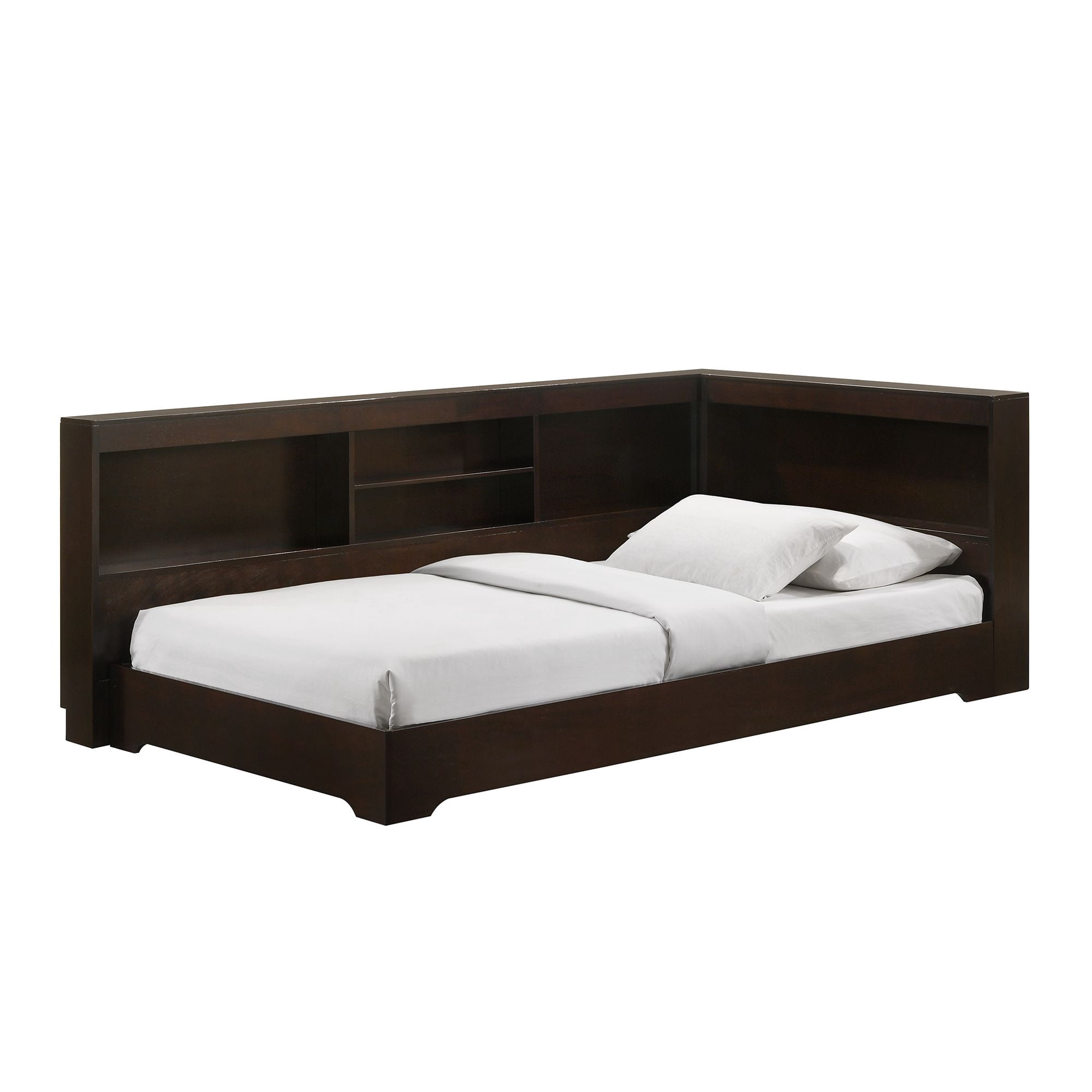 Picket House Furnishings Santino Twin Corner Bed in Espresso - Walmart.com