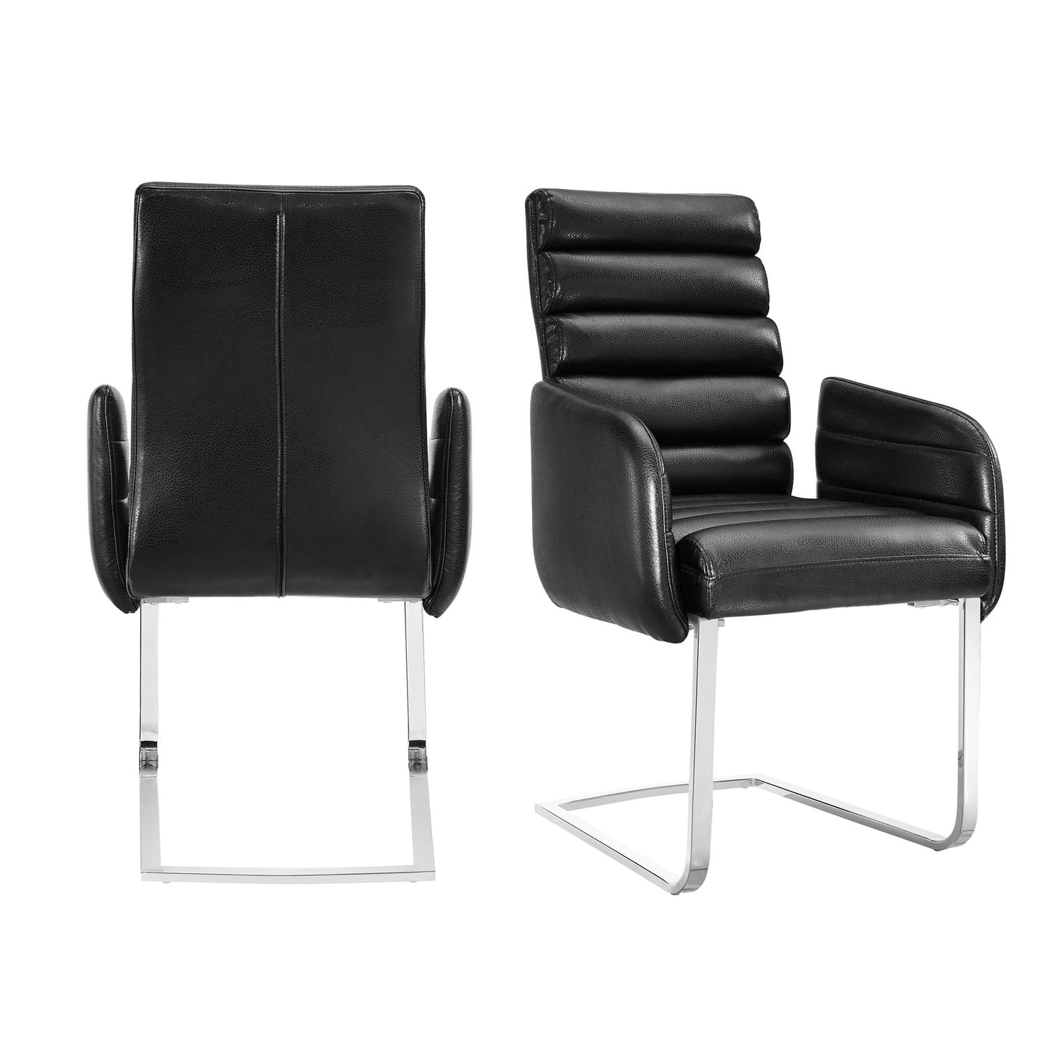 Picket House Furnishings Soho Arm Chair Set in Black - Walmart.com