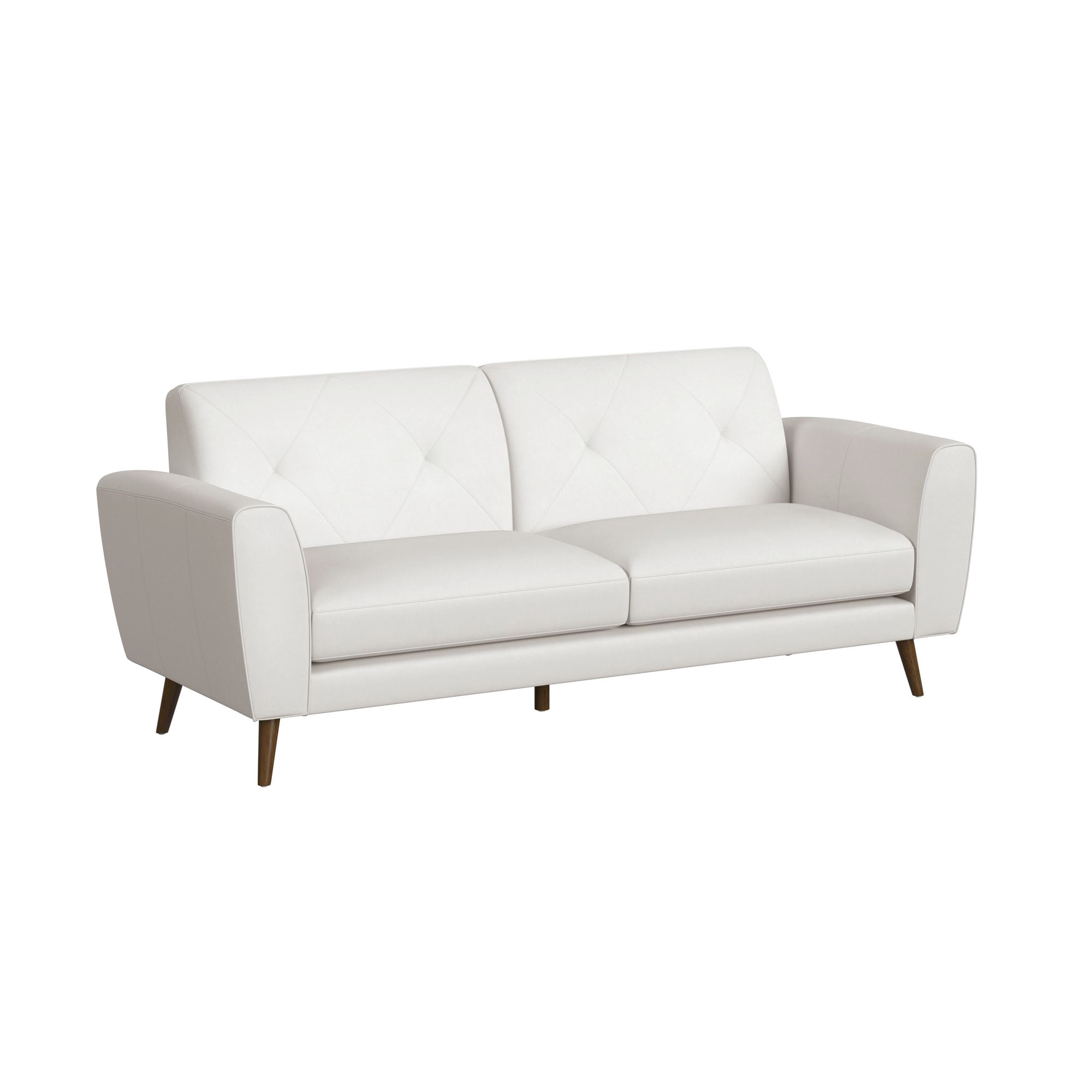 Symphony 3PC Living Room Set in Ling Dian White Sofa Loveseat and Chair ...