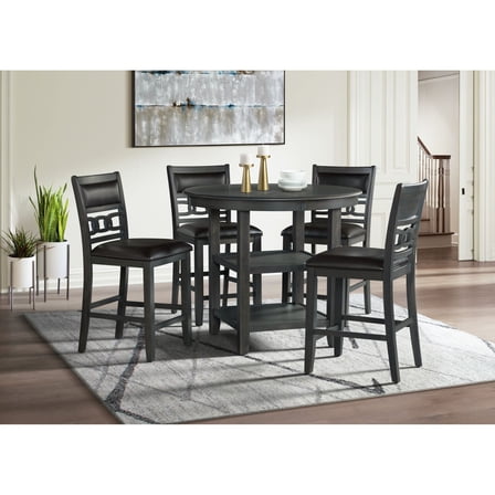Picket House Furnishings Clover Round Dining Table in Black - Walmart.com