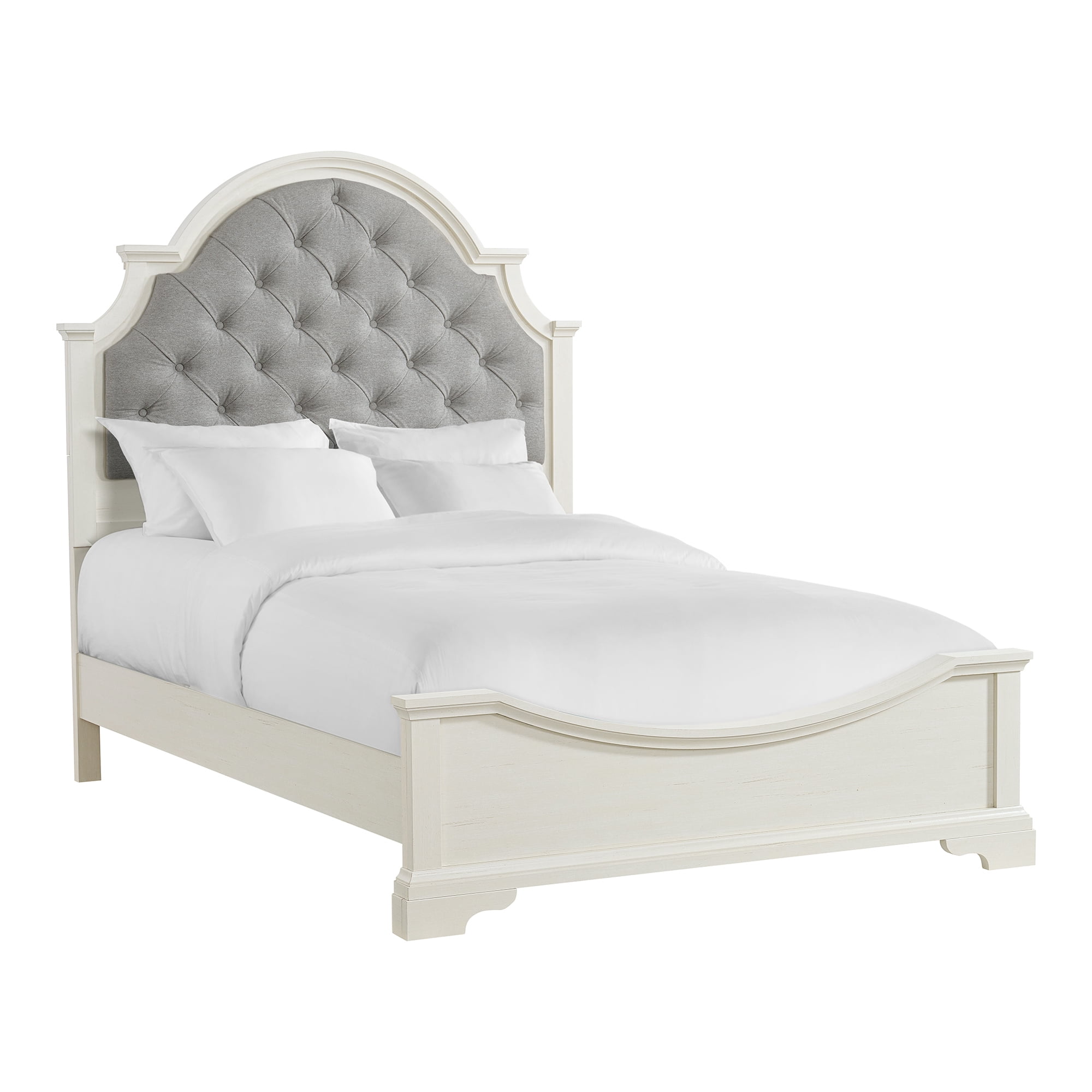 Picket House Furnishings Ulysses Youth Full UPH Bed in White - Walmart.com