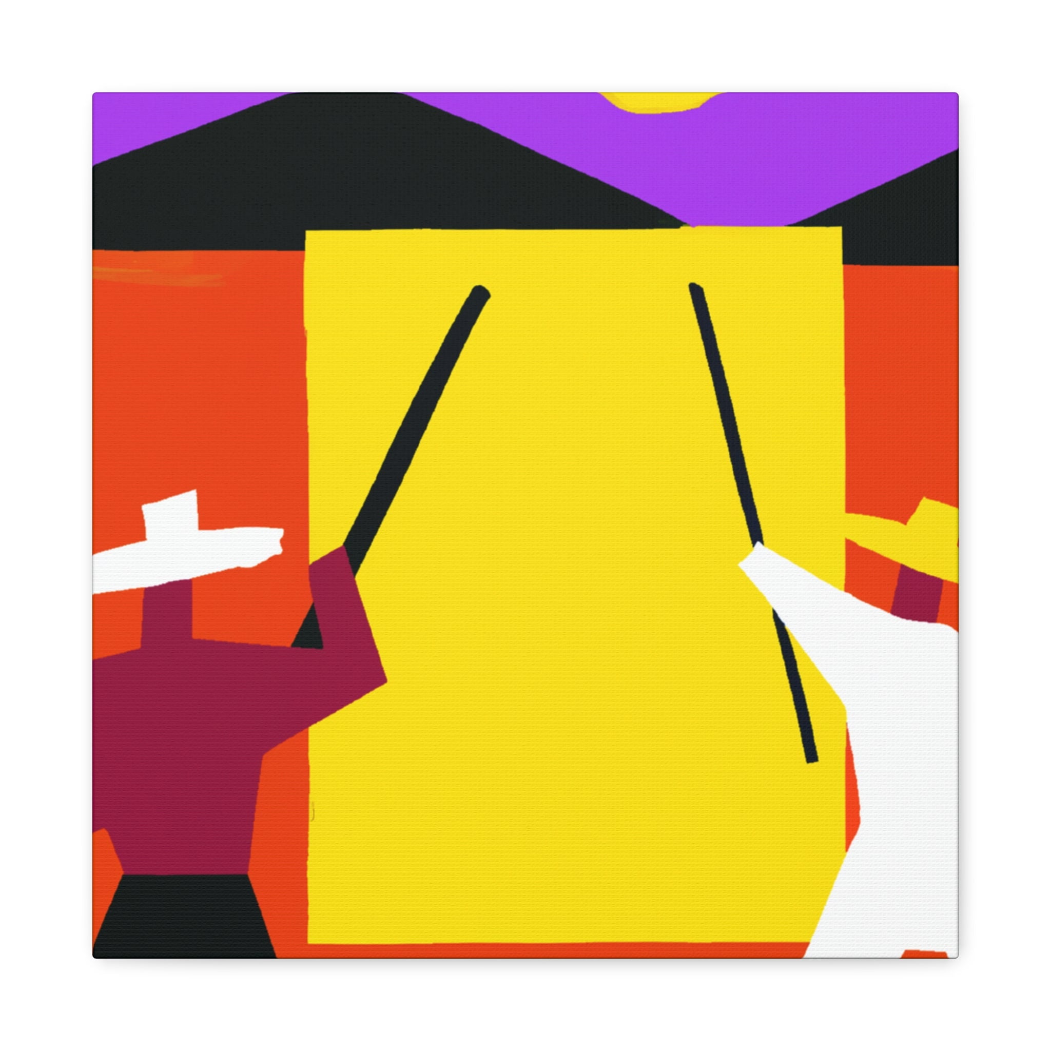 "Picket Line Protest Paint" - Canvas - Walmart.com