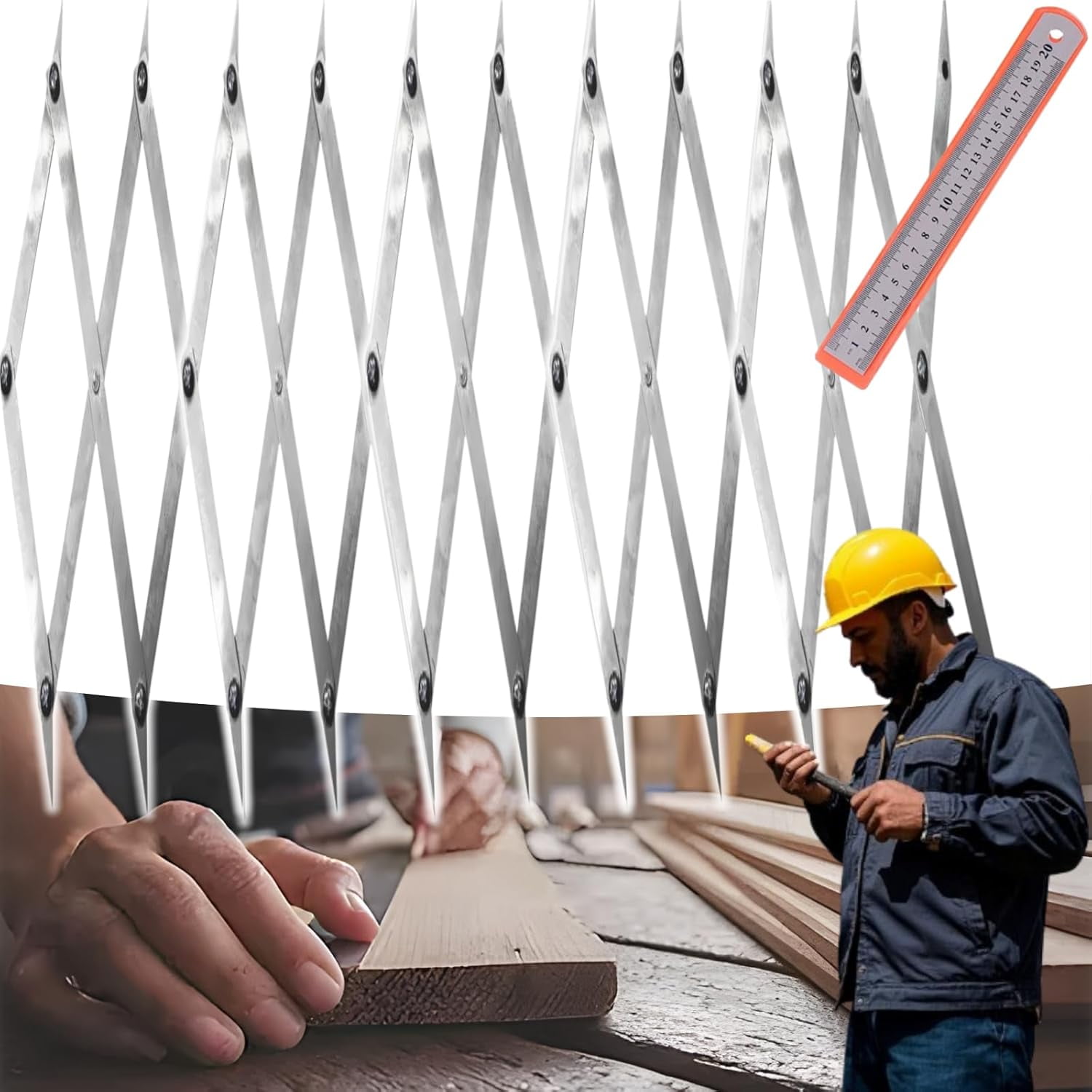 Picket Master Pro 3/7/12-Point Center Finder Tool - Equal Spacing ...