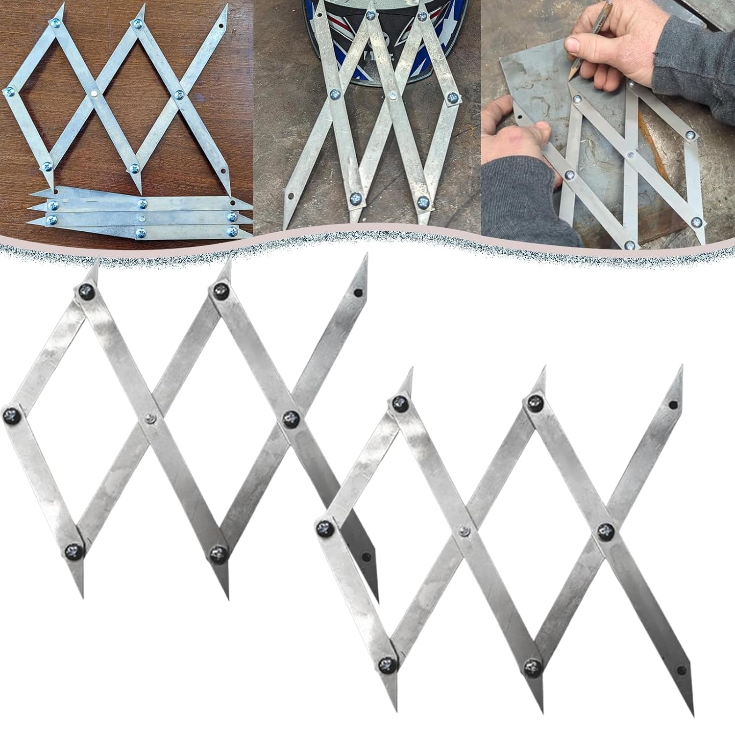 Picket Master Pro 3 Point Center Finder 2PCS, Woodworking 3 Point ...