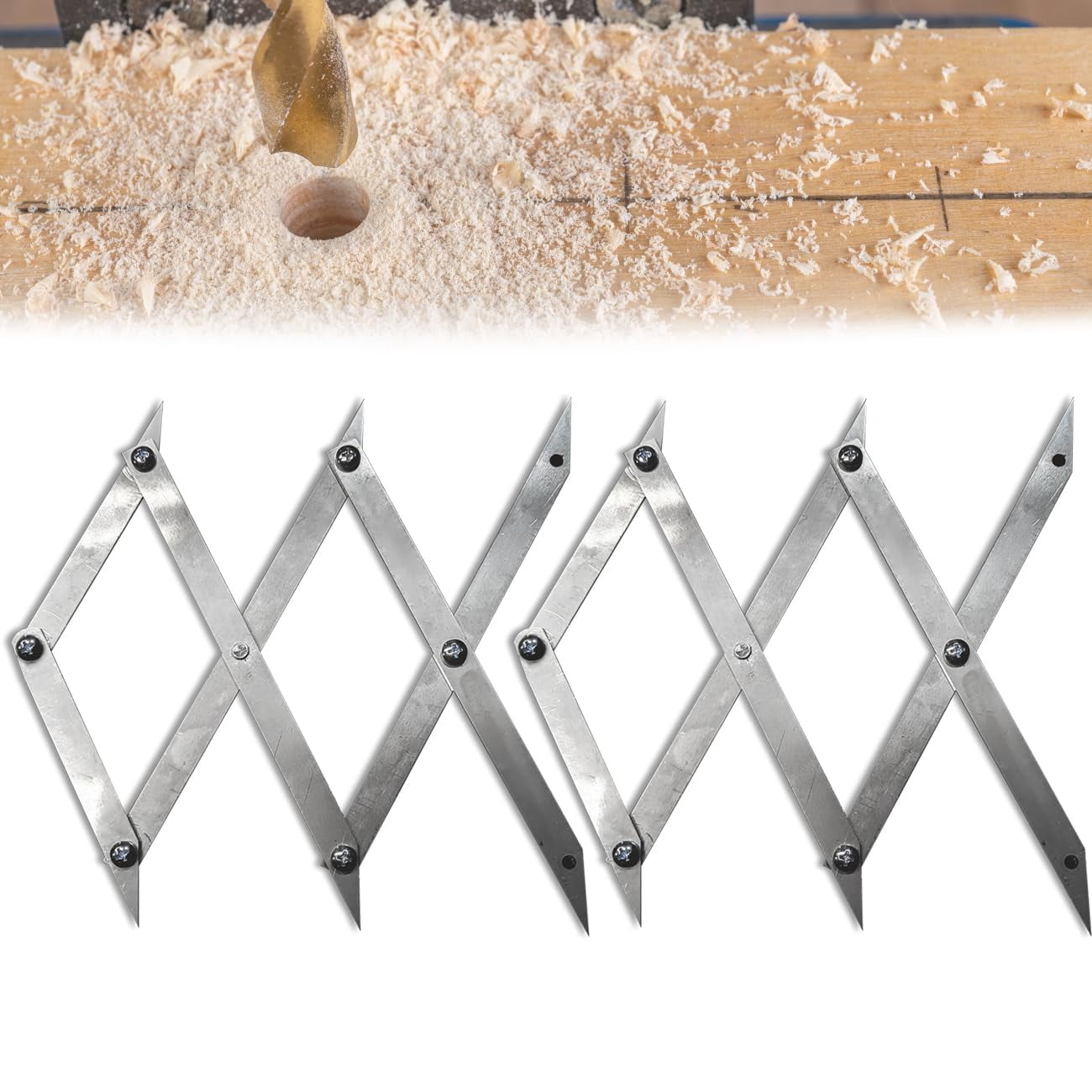 Picket Master Pro 3 Point Center Finder 2PCS, Woodworking 3 Point ...