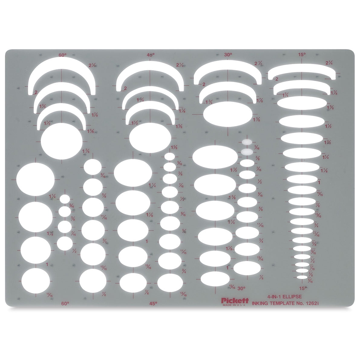 Pickett 4-in-1 Ellipse Inking Template - Walmart.com