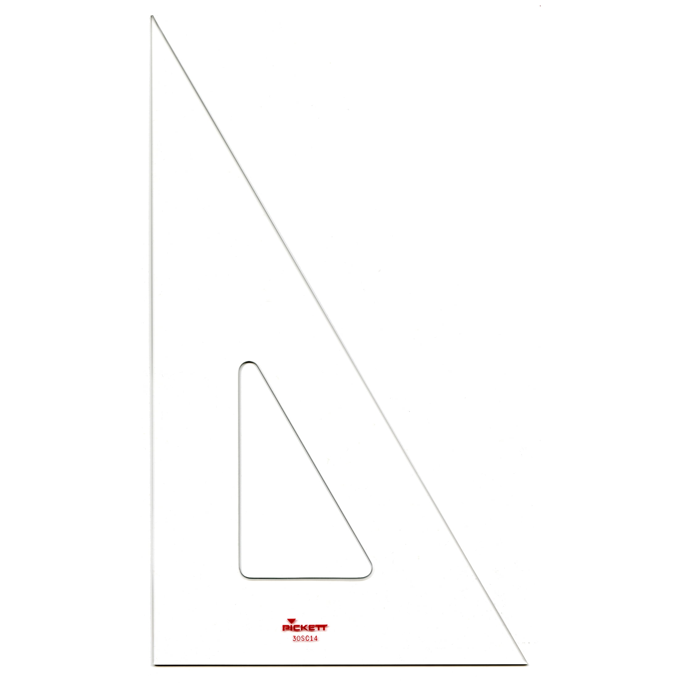 Pickett Acrylic Triangle, 30°/60°/90°, 14in - Walmart.com